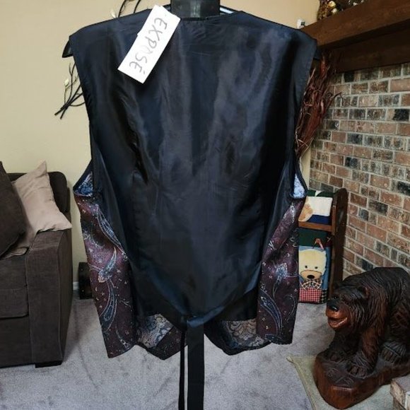 Expose | Jackets & Coats | Nwt Expose Ladies Paisley Print Vest Sz 2x ...